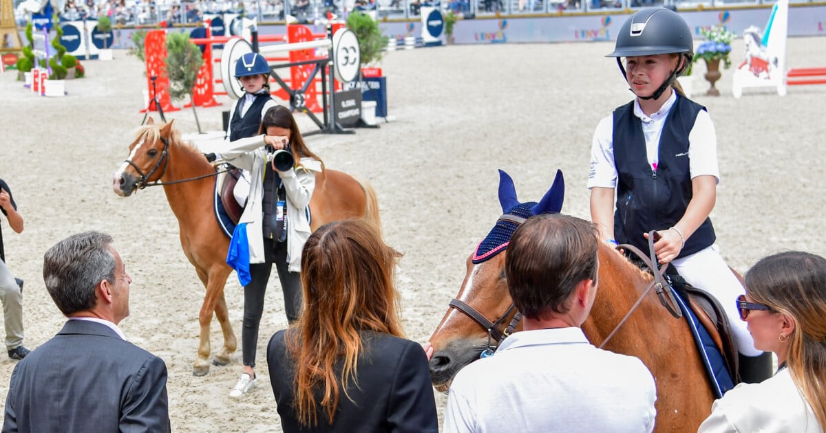 Giulia Sarkozy : Jeune cavalière impressionnante en compétition à Paris ...
