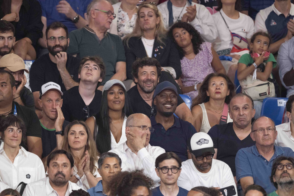 Photo : Patrick Bruel, son fils Oscar, Harry Roselmack et sa femme ...