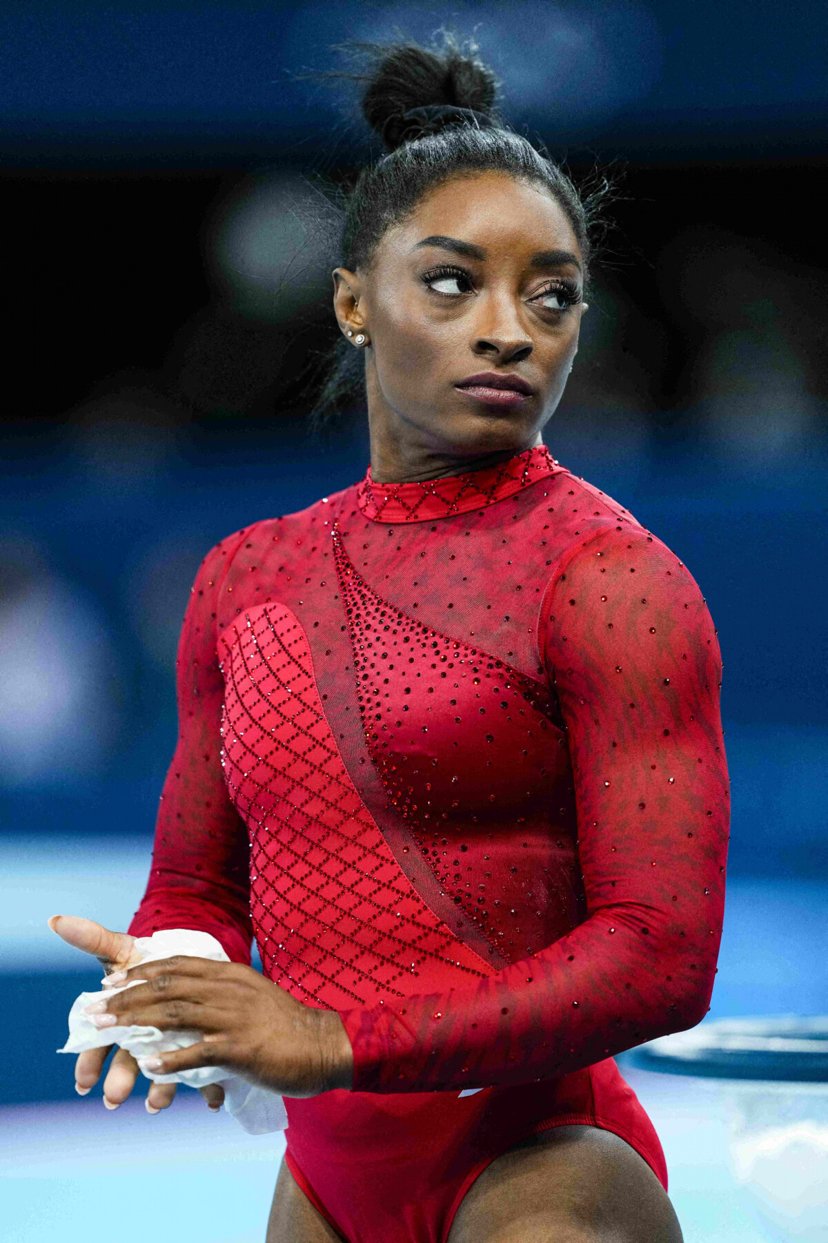 Photo : Simone Biles lors de l'épreuve de gymnastique artistique aux ...