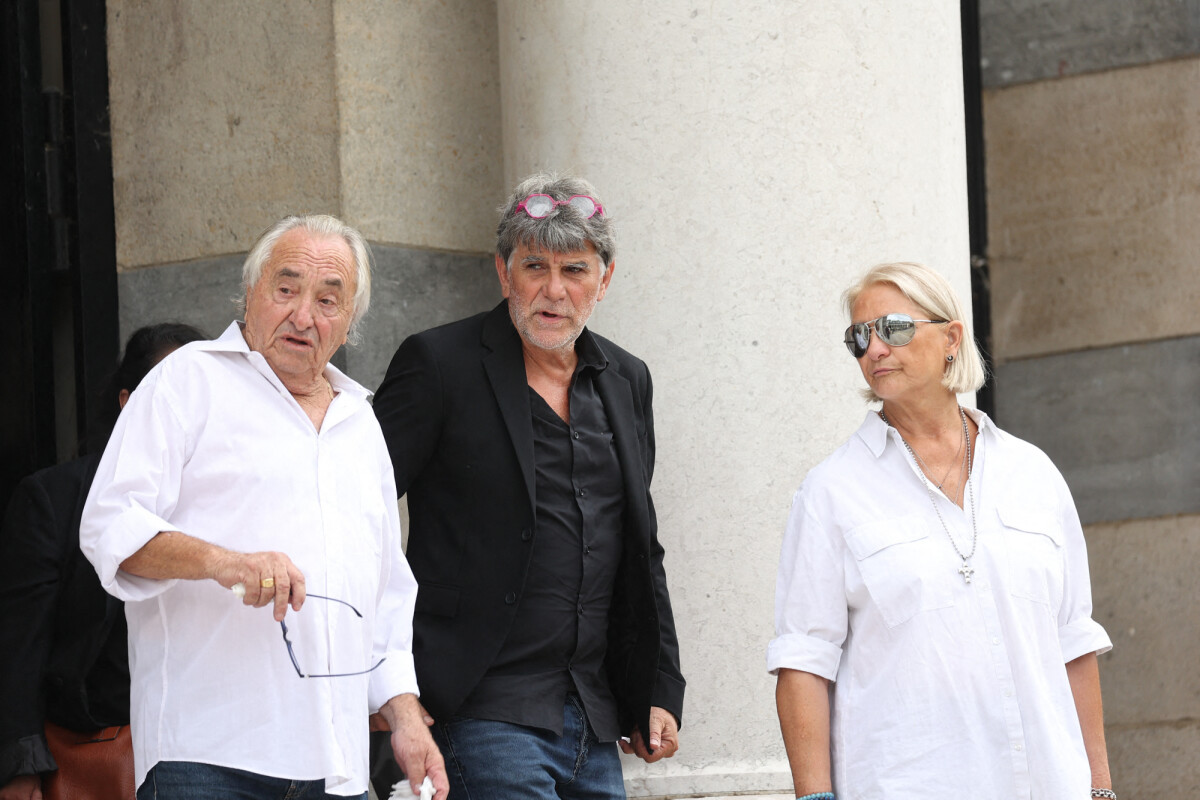 Photo : Tex arrives at the funeral of Patrice Laffont at the Pere ...