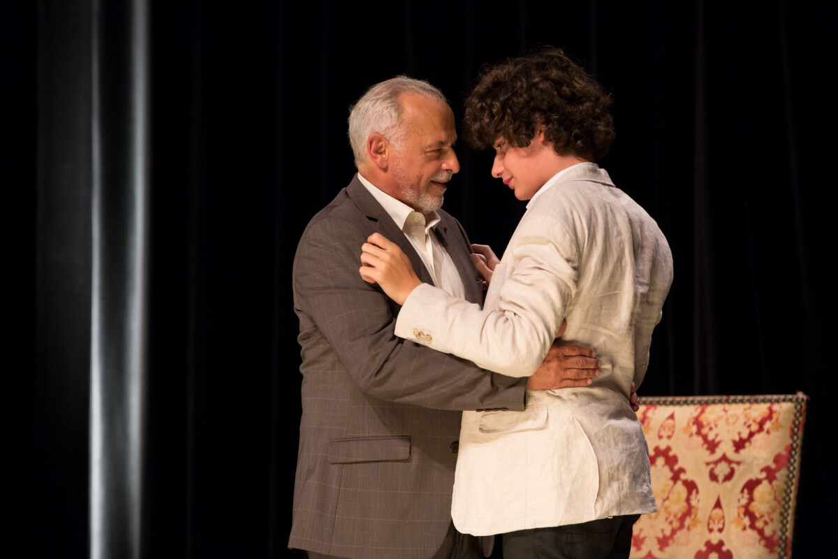 Photo : Exclusif - Francis Perrin et son fils Louis - Francis Perrin ...