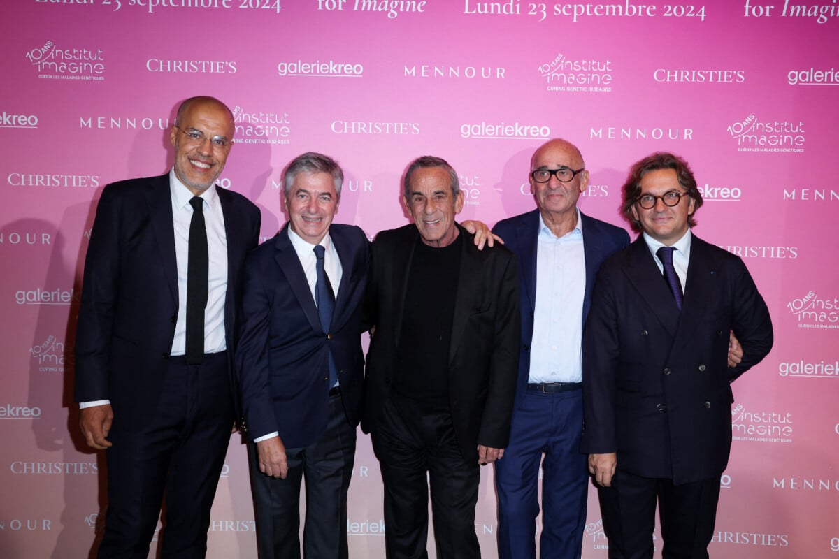 Photo : Kamel Mennour, Stanislas Lyonnet, Thierry Ardisson, Didier Krzentowski, Julien-Vincent ...