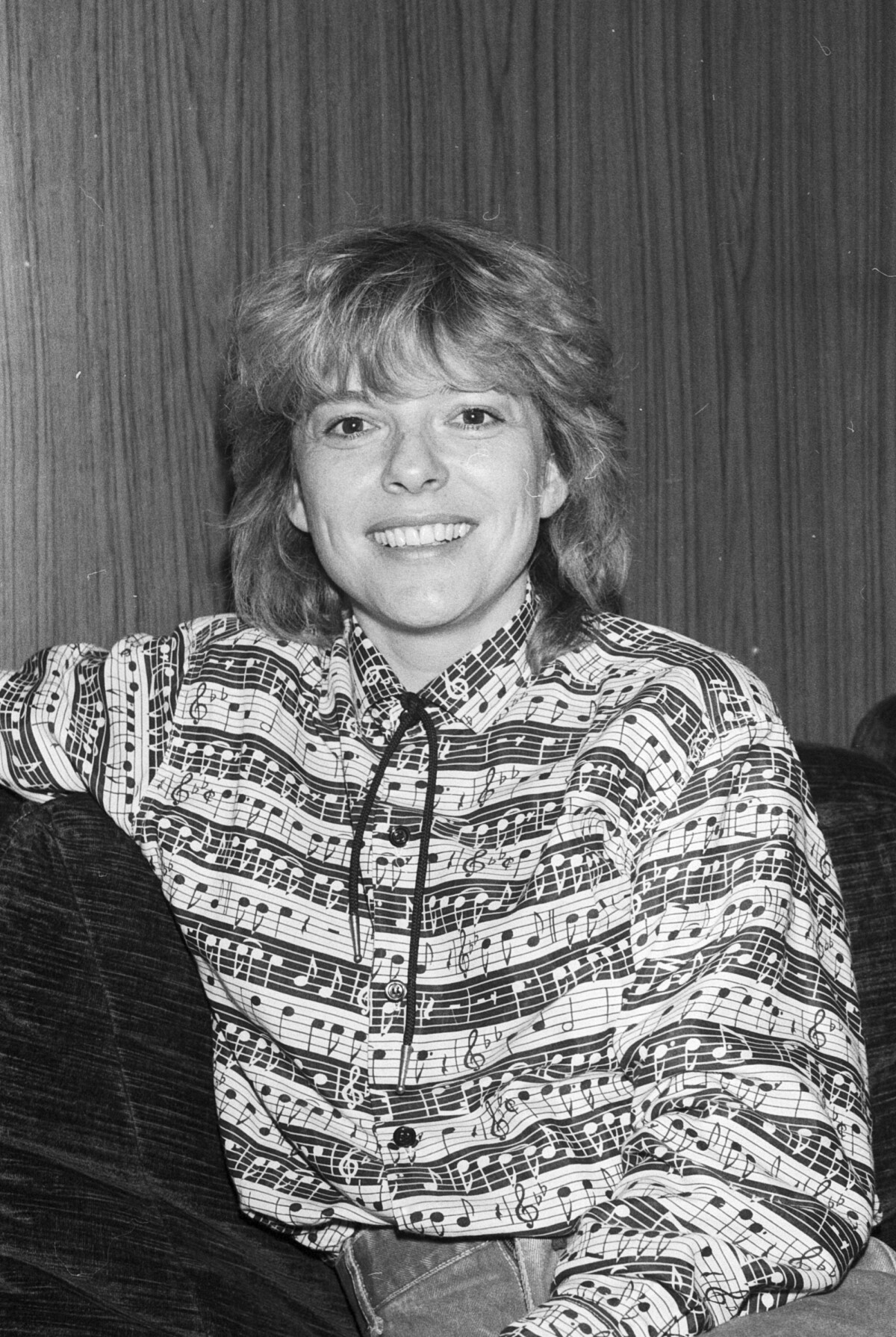 Photo : France Gall dans la loge de Michel Berger après la 1 première ...