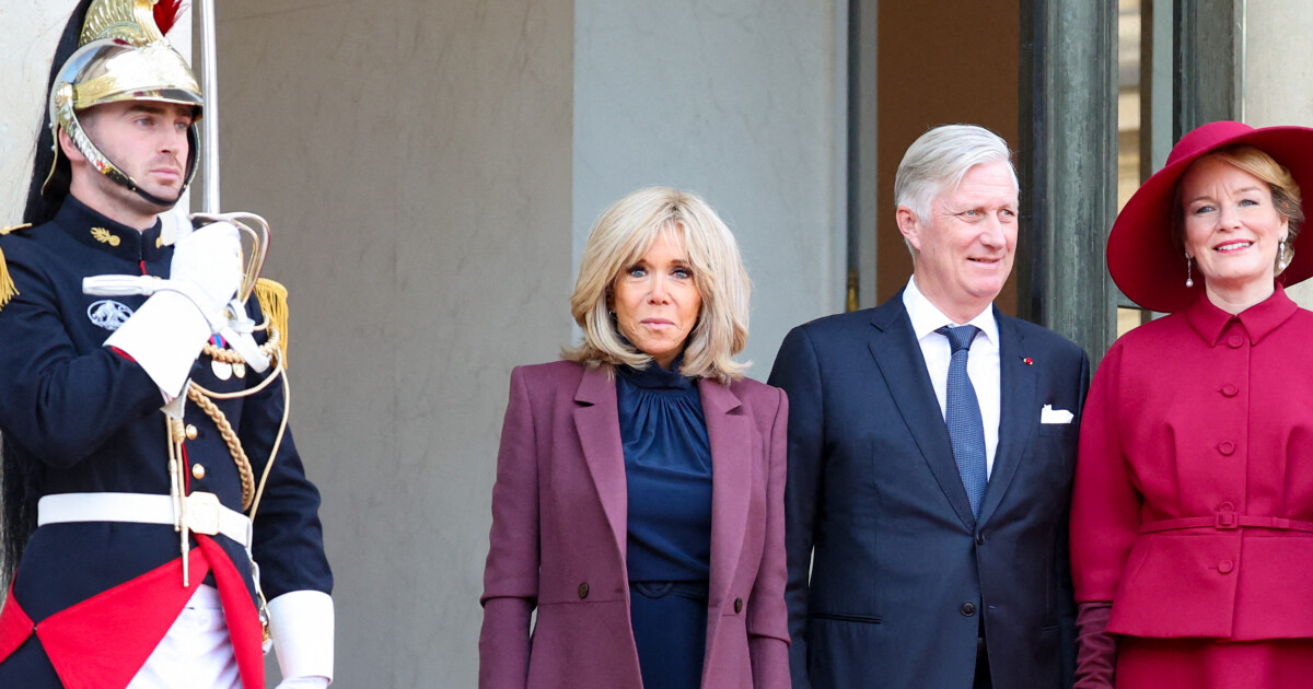 Brigitte Macron accueille une reine et accorde sa tenue avec subtilité ...