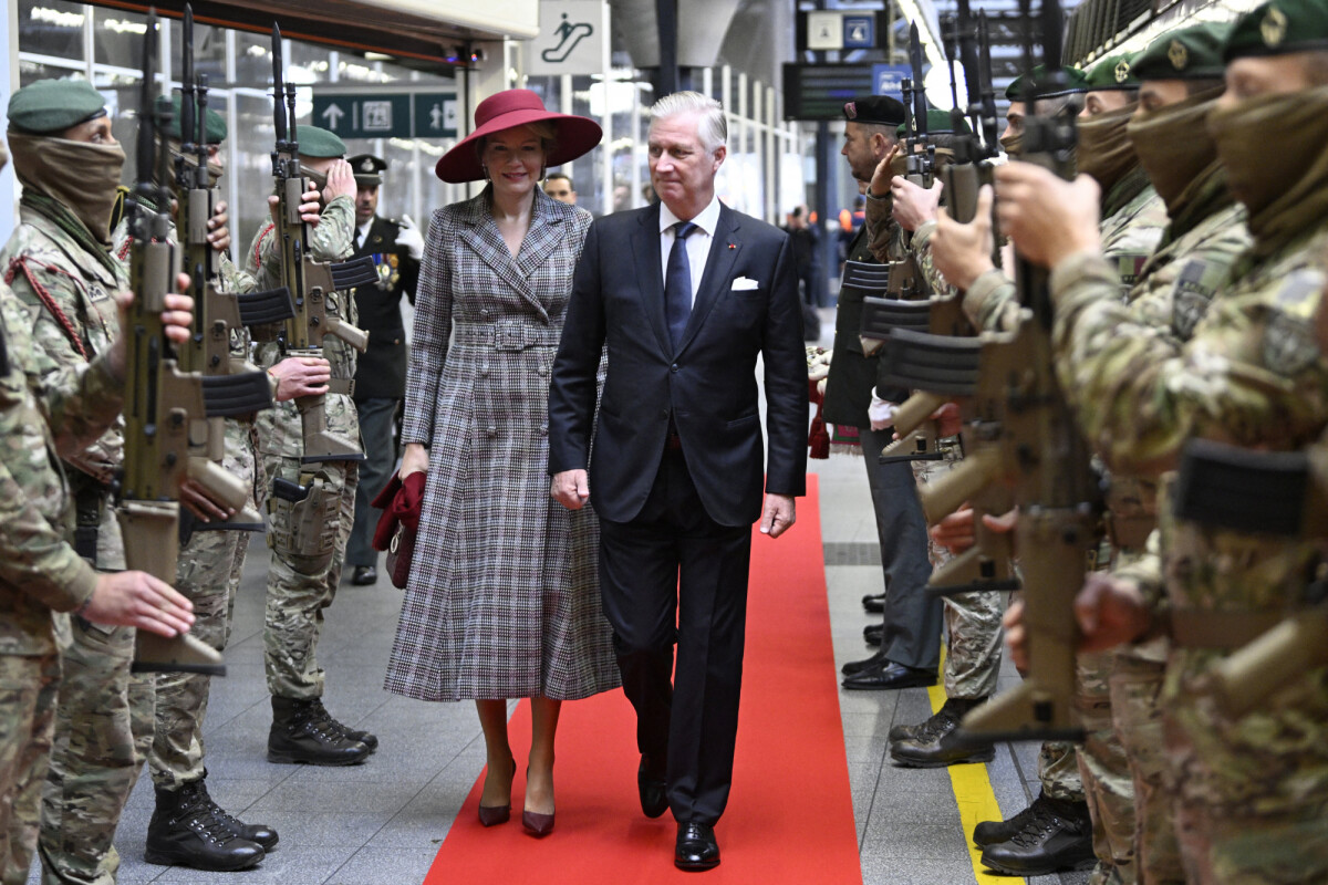 Photo : Le roi Philippe de Belgique et la reine Mathilde sont en France ...