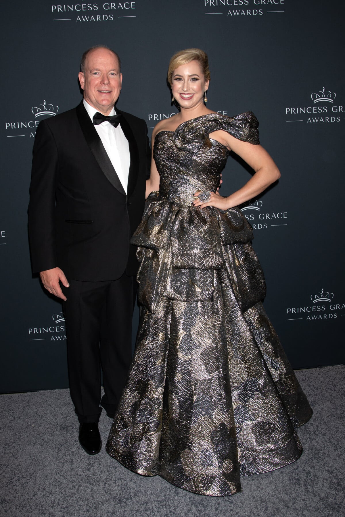 Photo : Le Prince Albert II de Monaco, Jazmin Grace Grimaldi au gala du ...