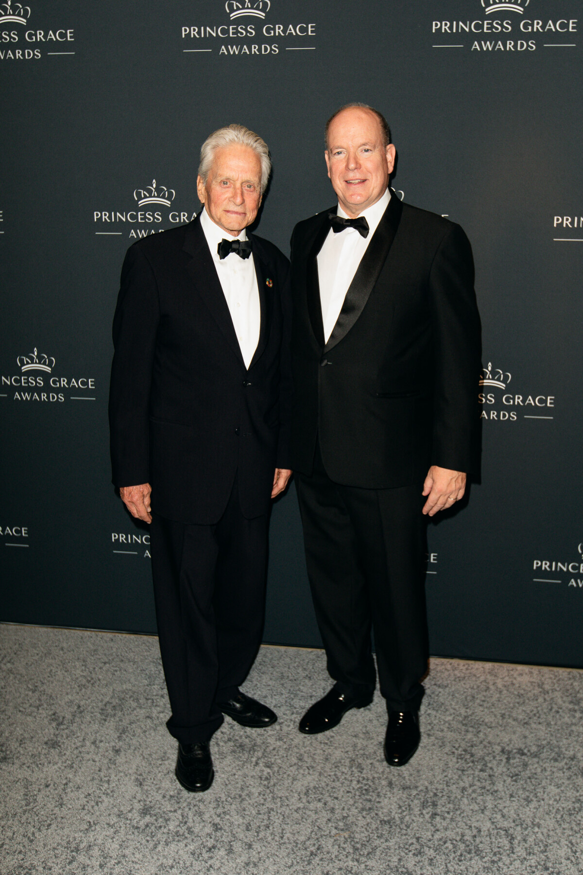 Photo : Michael Douglas, le prince Albert II de Monaco au photocall de ...