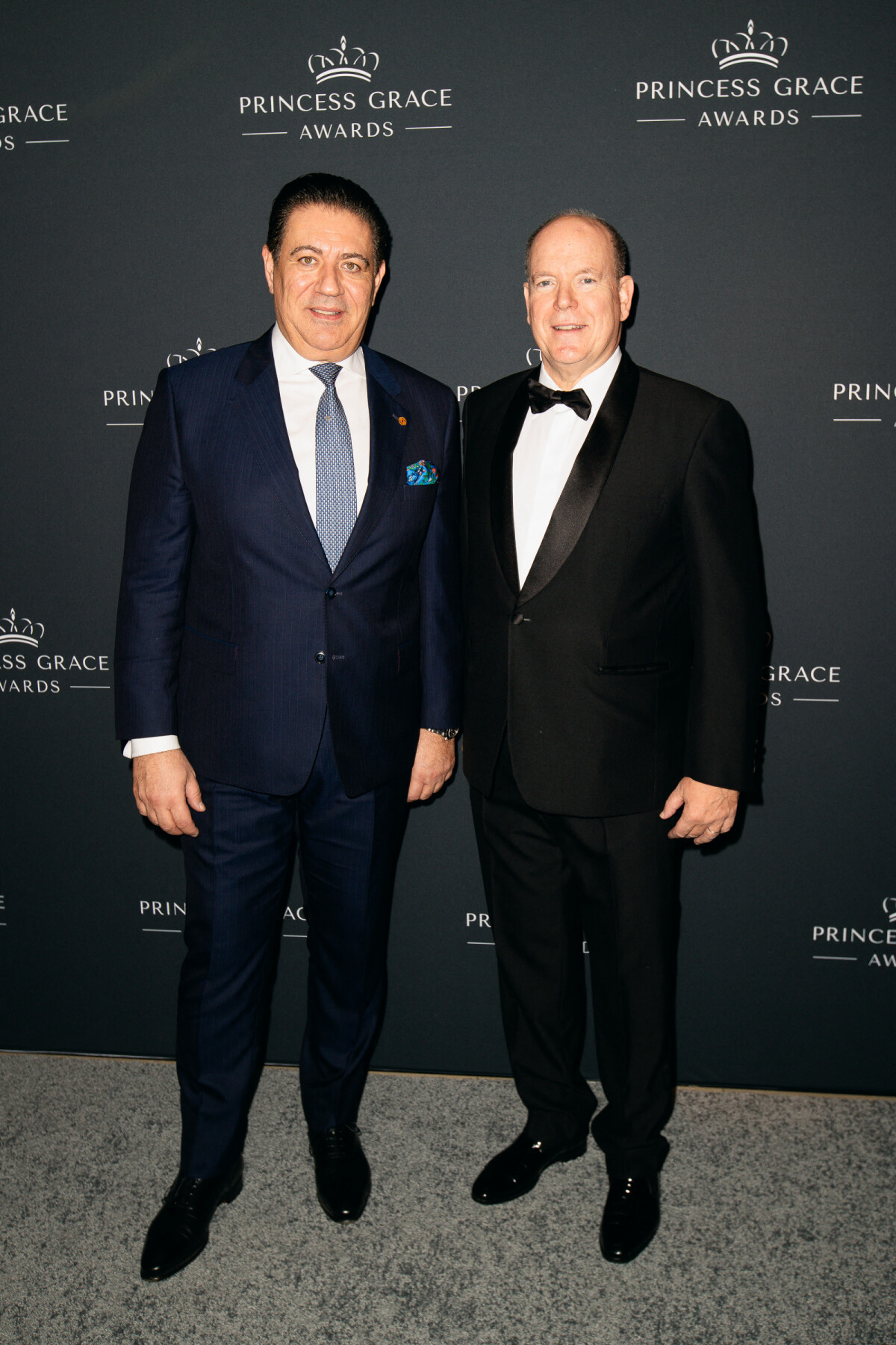 Photo : Spiridon Sarantopoulos et le prince Albert II de Monaco au photocall de la soirée du ...
