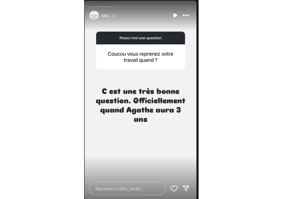 Photo : Elle pense tout de même à l'avenir et envisage de reprendre le ...