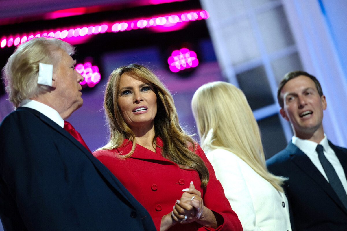 Photo : L'ancien président américain Donald J. Trump et l'ancienne ...