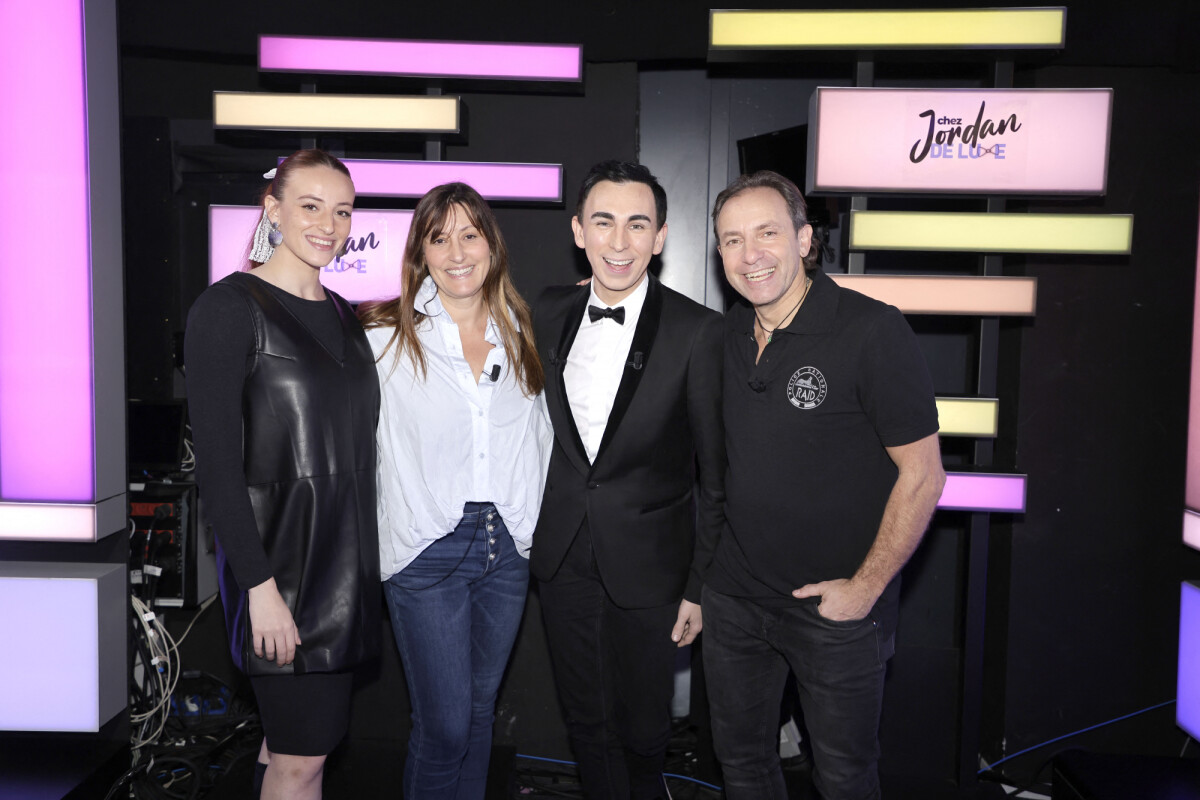 Photo : Exclusif - Jordan de Luxe entouré de Philippe Candeloro, sa ...