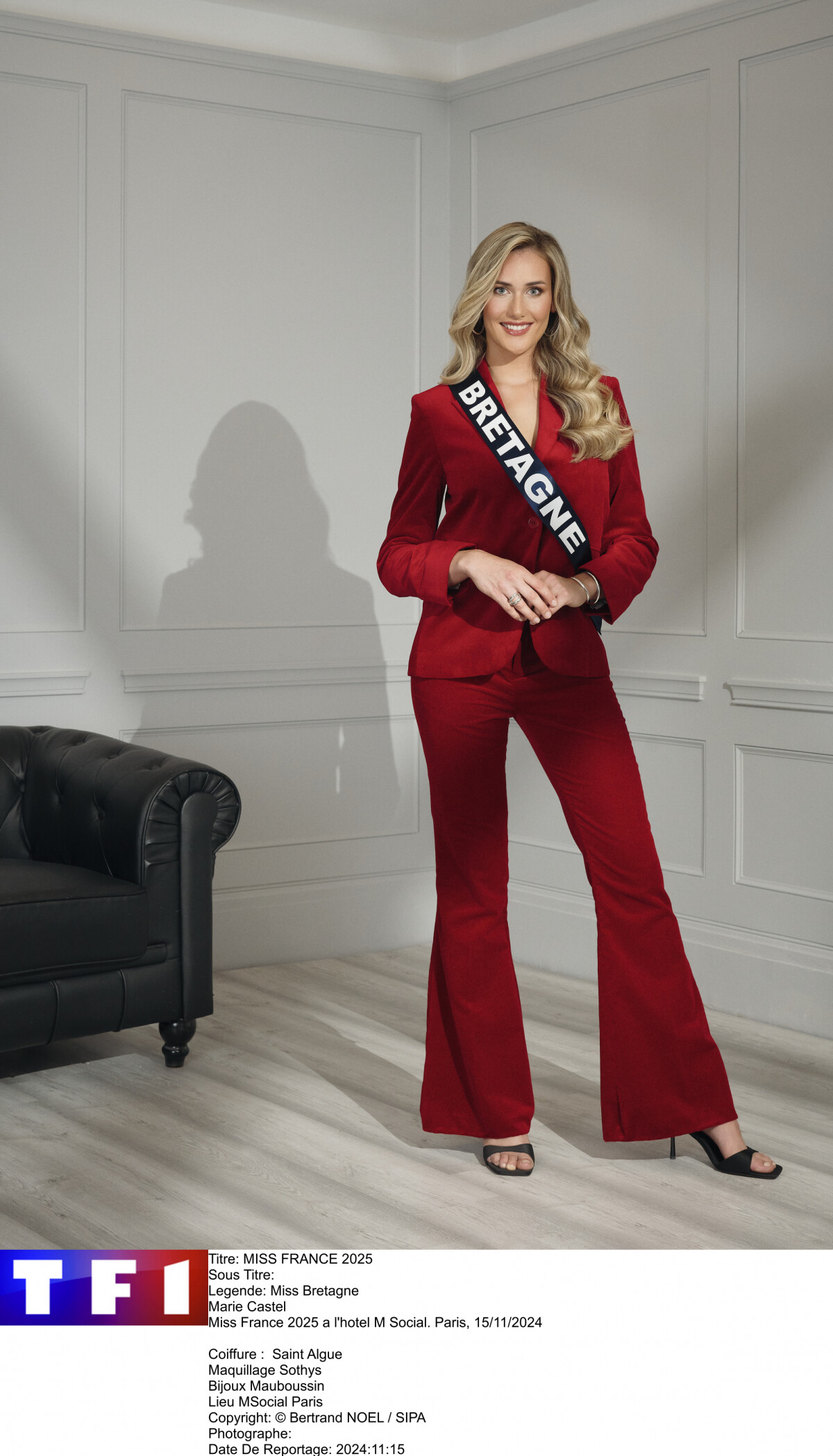 Photo : Marie Castel, Miss Bretagne 2024 en route pour Miss France 2025 ...