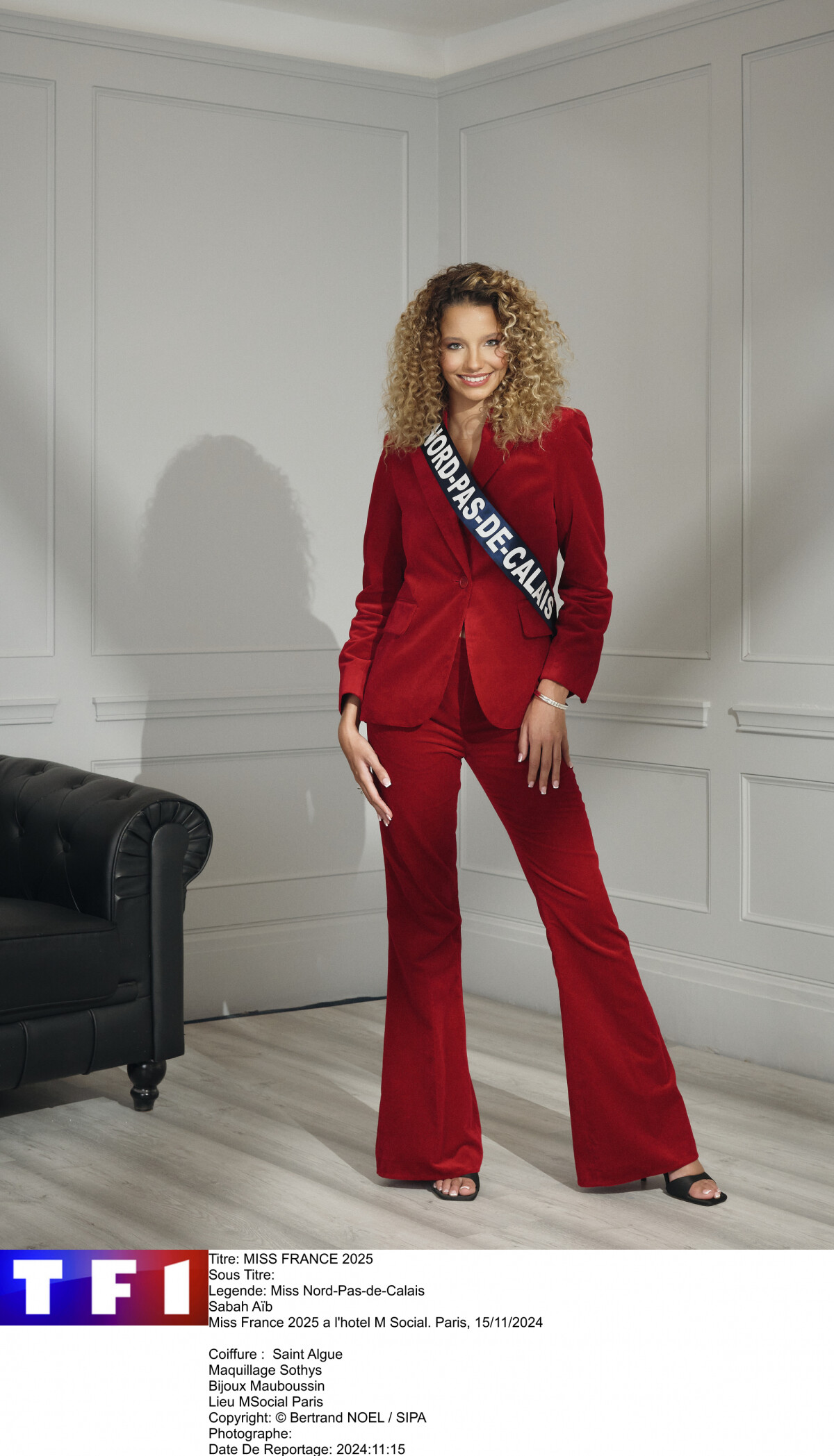 Photo : Sabah Aïb, Miss Nord-Pas-de-Calais 2024 en route pour Miss ...