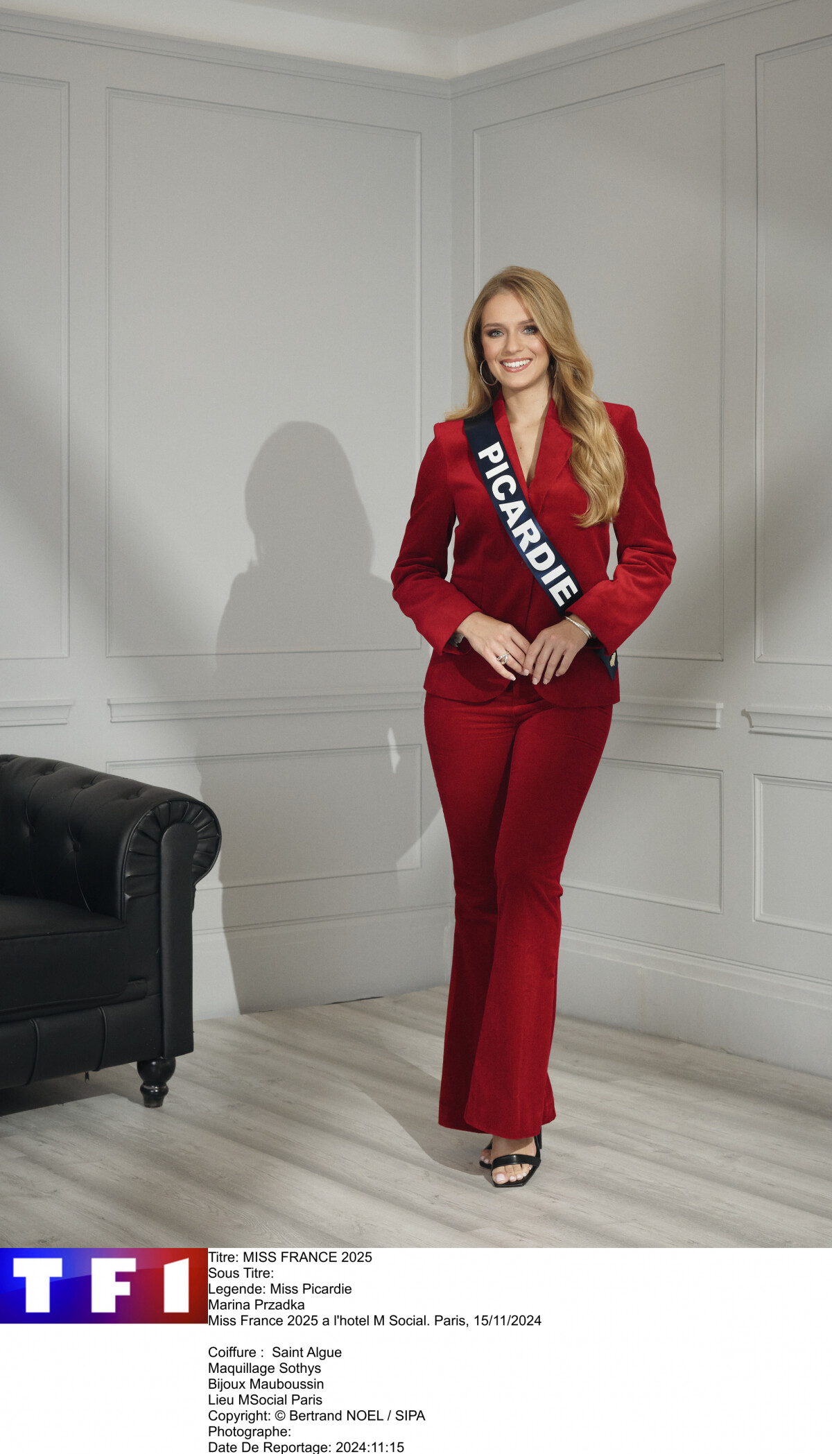 Photo : Marina Przadka, Miss Picardie 2024 en route pour Miss France ...