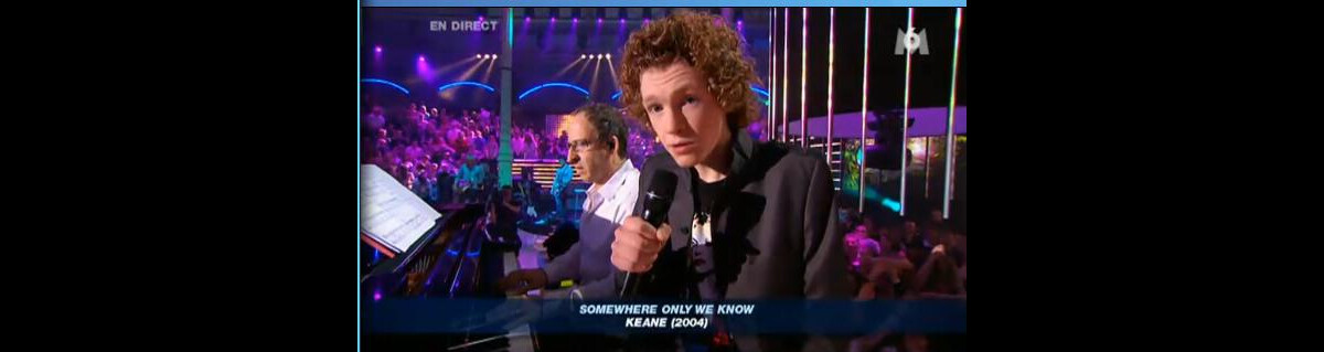 Photo : Benjamin reprend Keane (Nouvelle Star, 13 mai 2010) - Purepeople