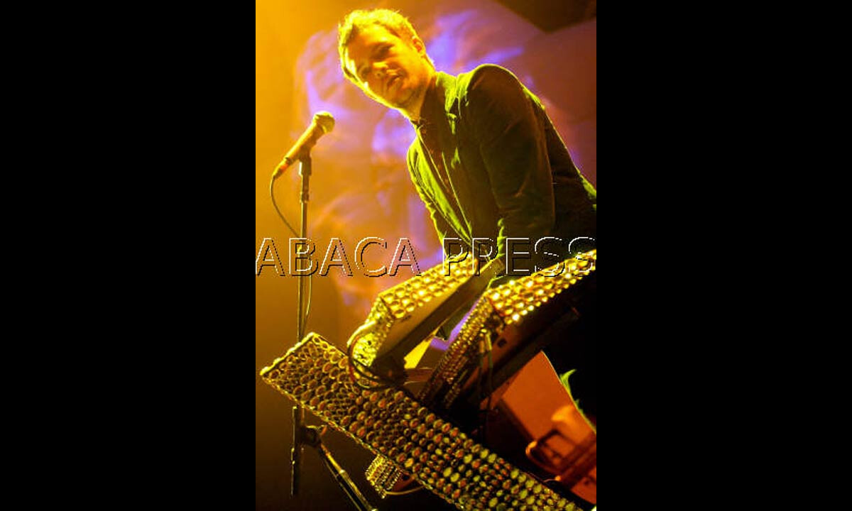 Photo : Brandon Flowers du groupe américain The Killers en concert à ...