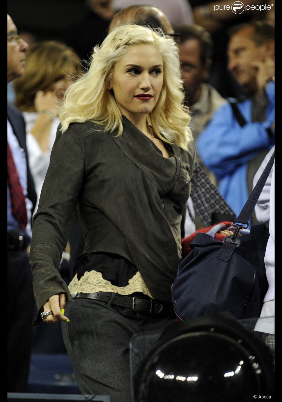 Gwen Stefani lors du tournoi de l'US Open le 8 septembre 2010 - Purepeople