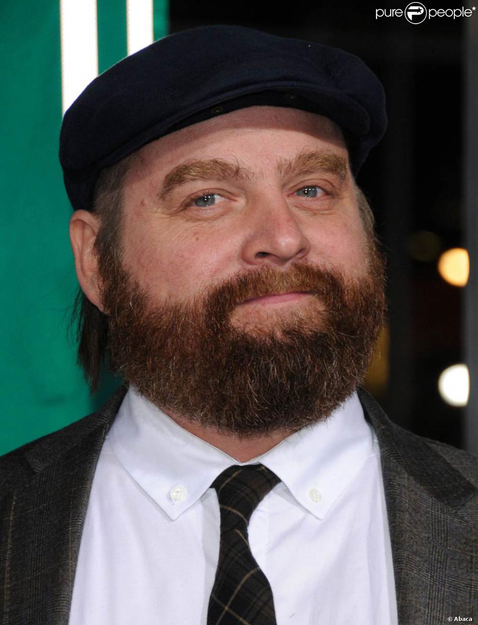 Zach Galifianakis, à l'occasion de l'avant-première de Date Limite ...