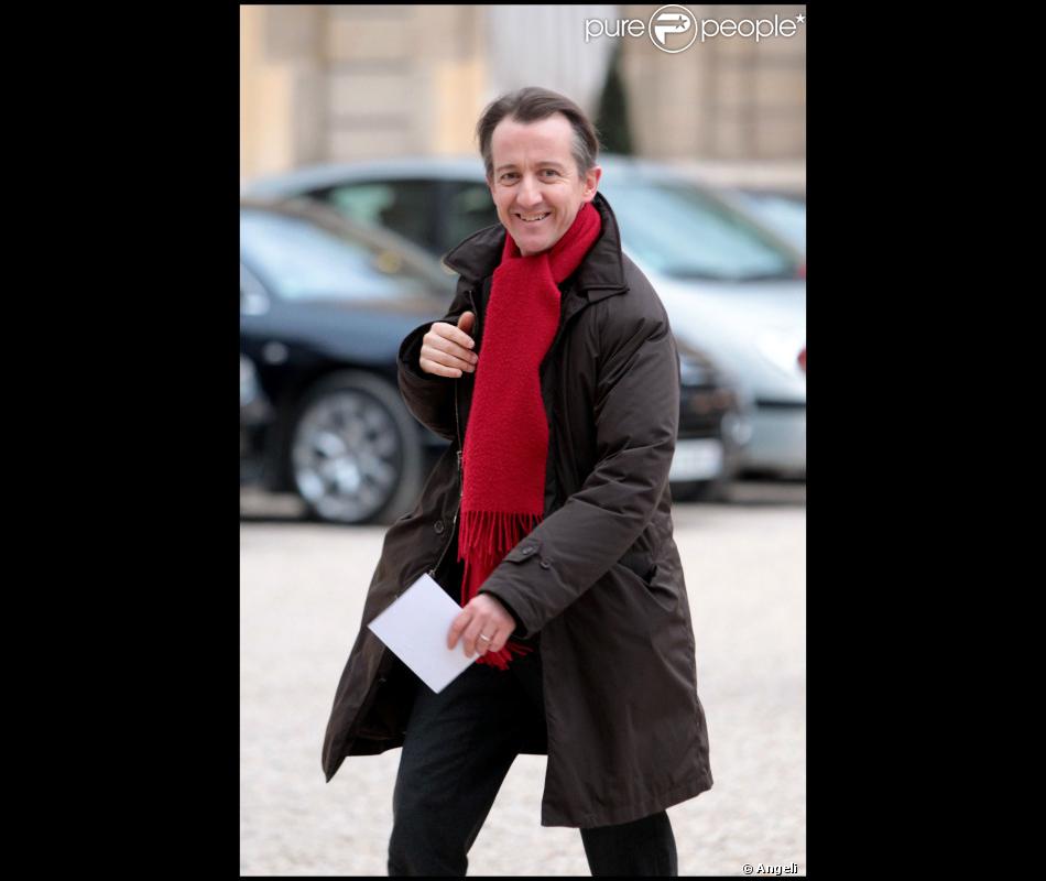 Christian Barbier lors de la remise de décorations à l'Elysée le 9 mars ...