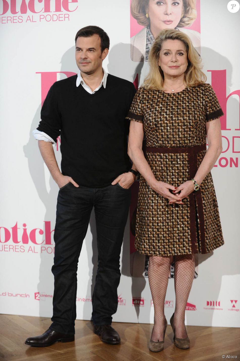 Catherine Deneuve et François Ozon à l'occasion de la présentation de ...