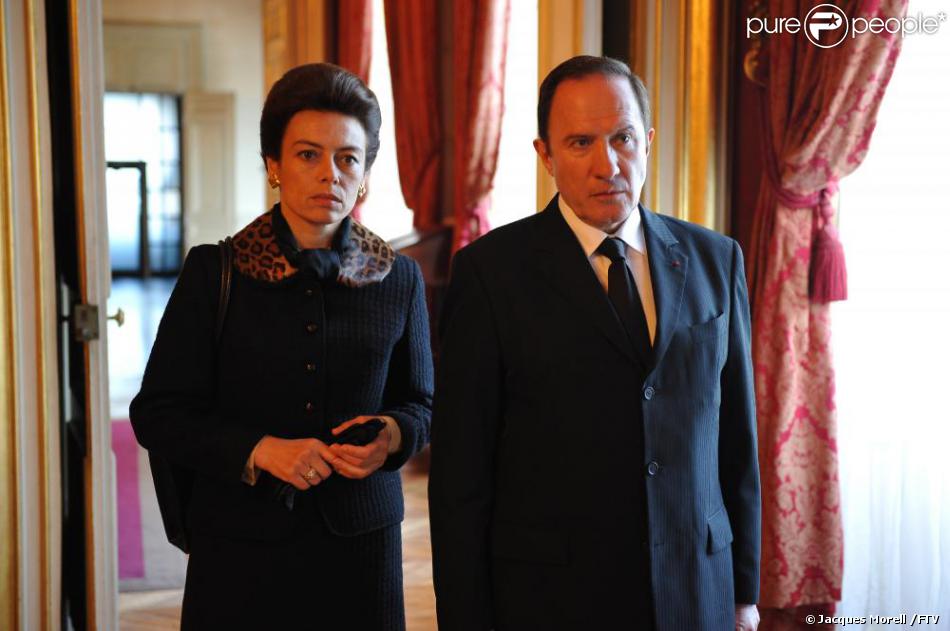 Florence Muller (Marie-France Garaud) et André Marcon (Pierre Juillet ...