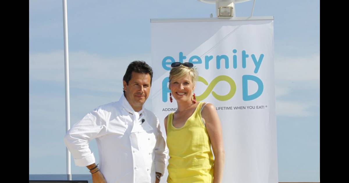Estelle Martin lors du lancement du concept culinaire Eternity Food ...