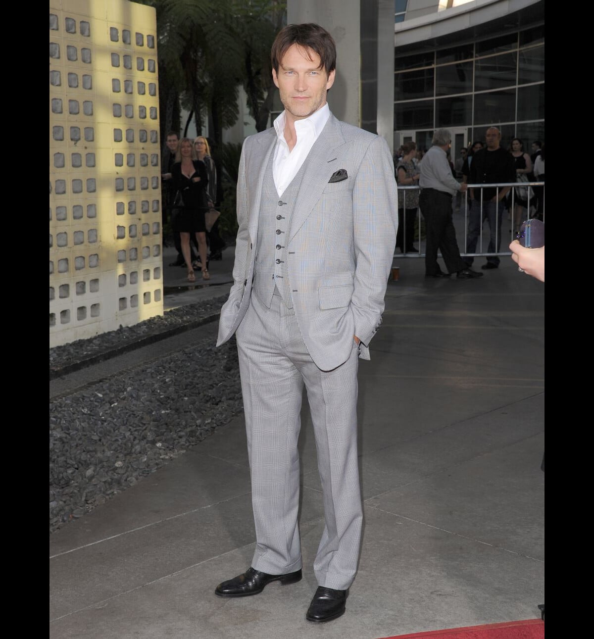 Photo : Stephen Moyer à l'occasion de la présentation de la quatrième ...