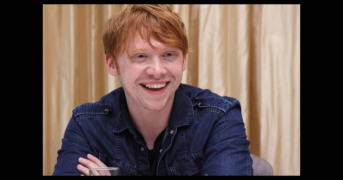 Rupert Grint lors de la conférence de presse de Harry Potter et les ...