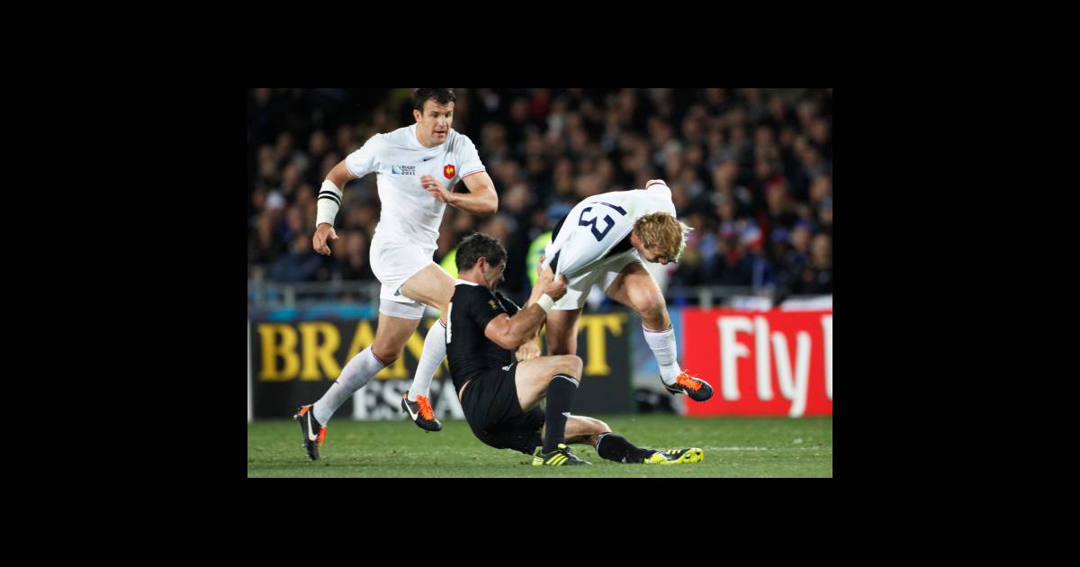 Aurélien Rougerie stoppé net lors de la finale de la Coupe du monde de ...