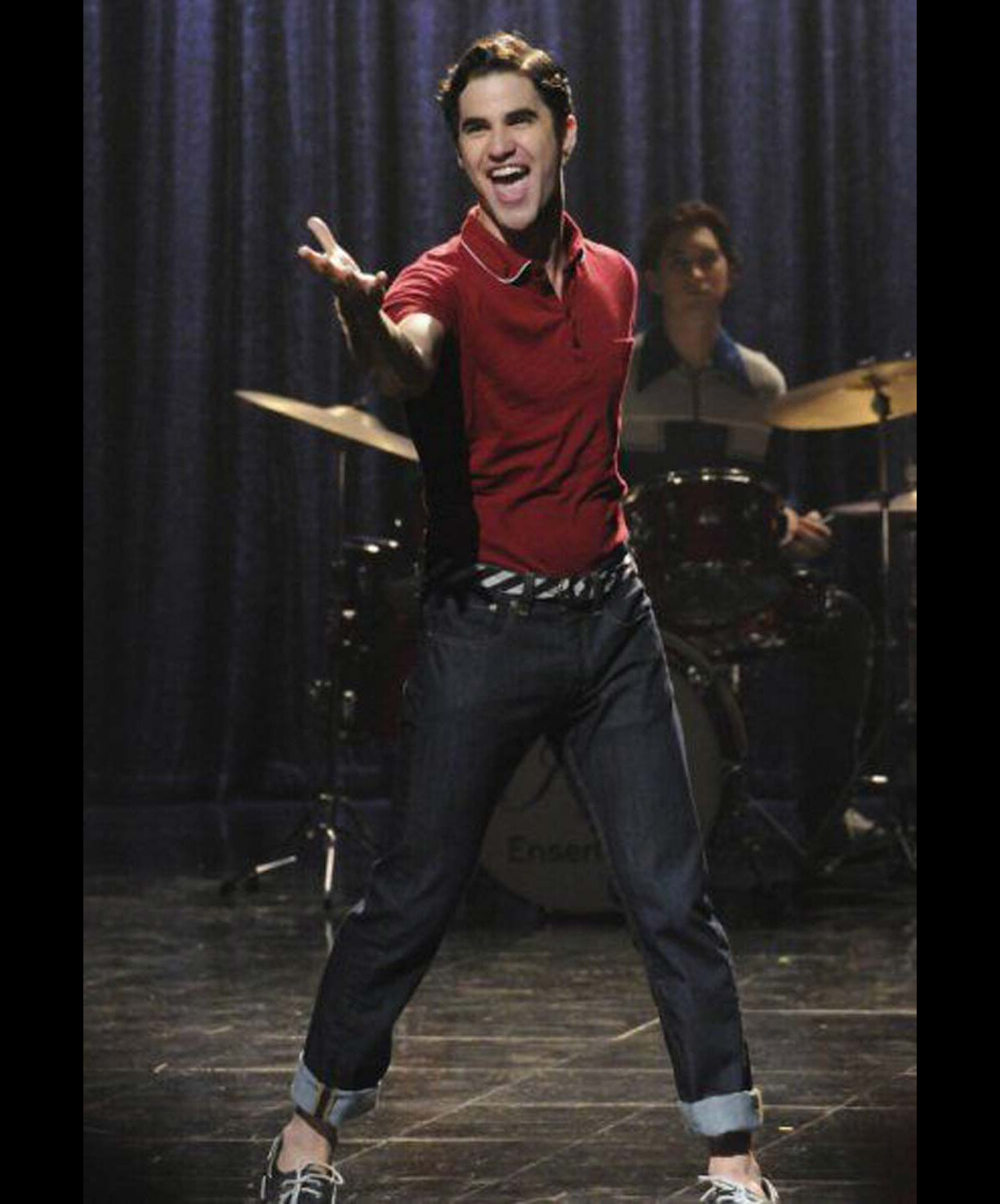 Photo : Darren Criss dans la série Glee, 2011. - Ode (Purepeople)