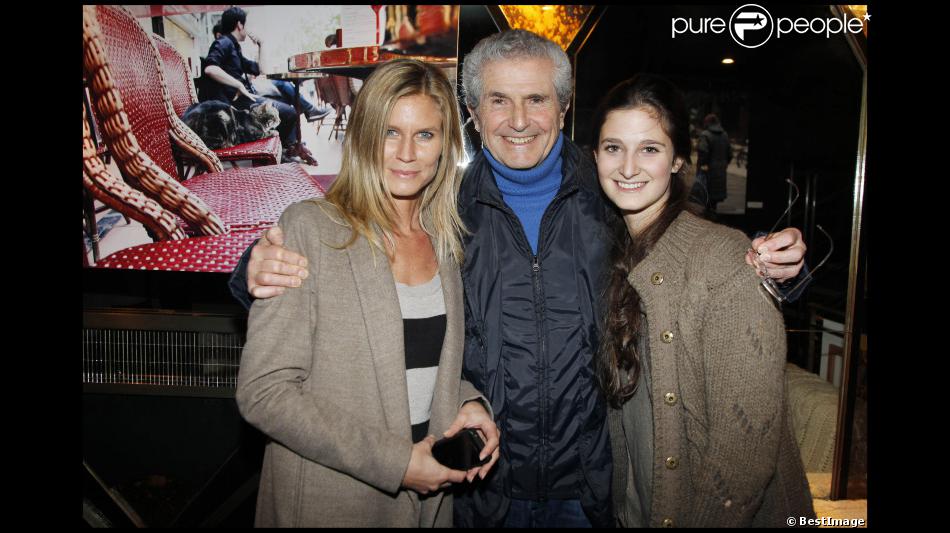 Sarah Lelouch et Shaya entourent leur papa Claude découvrent l ...