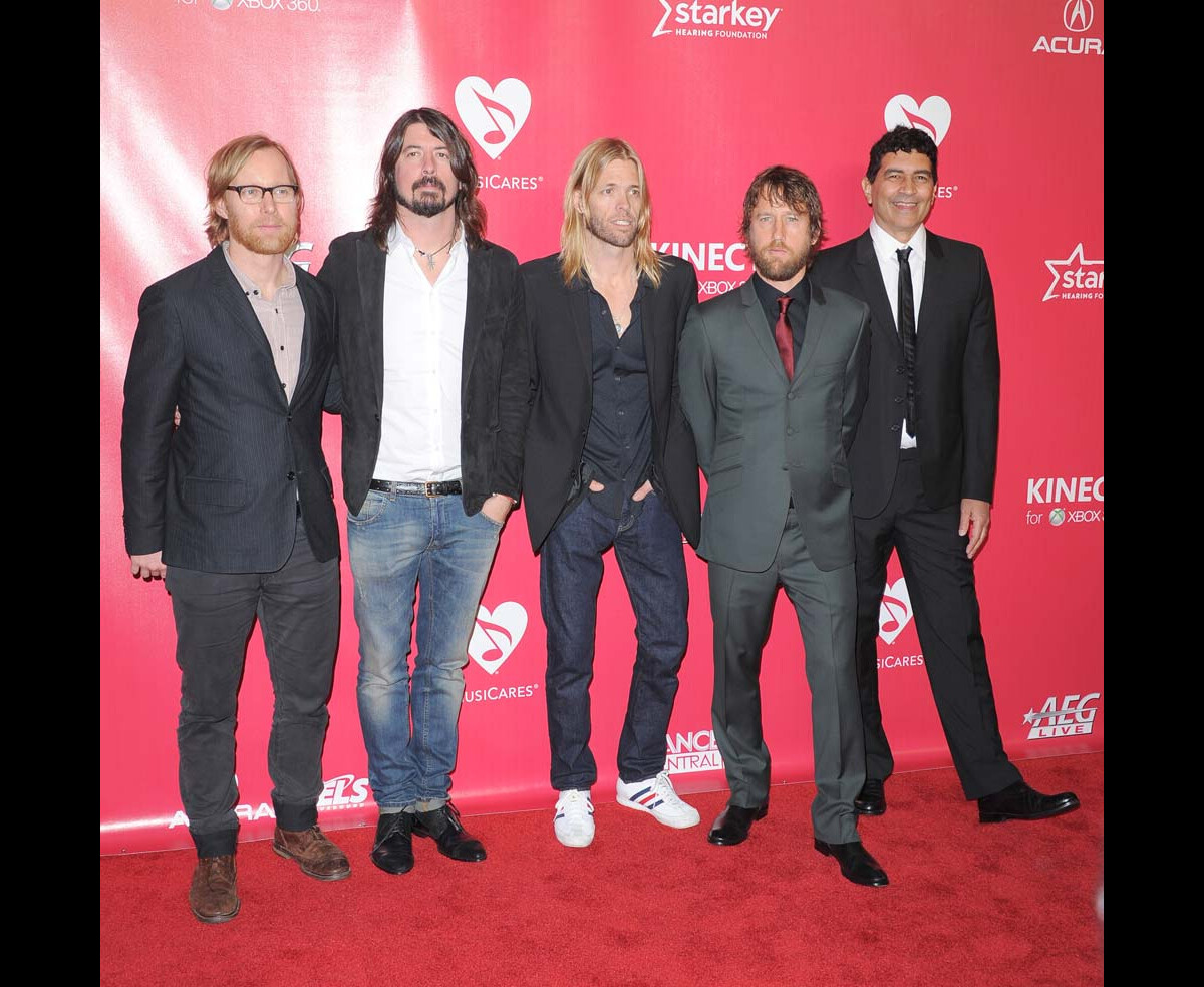 Photo : Les Foo Fighters au gala MusiCares qui honorait Paul McCartney ...