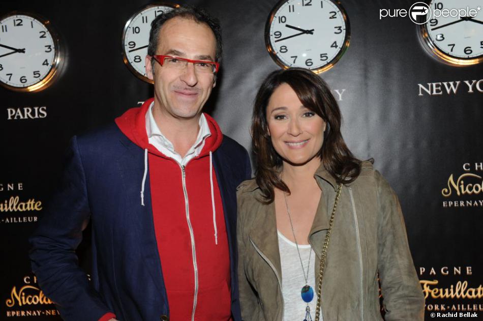 Emmanuel de Brantes et Daniela Lumbroso à la soirée Nicolas Feuillate ...