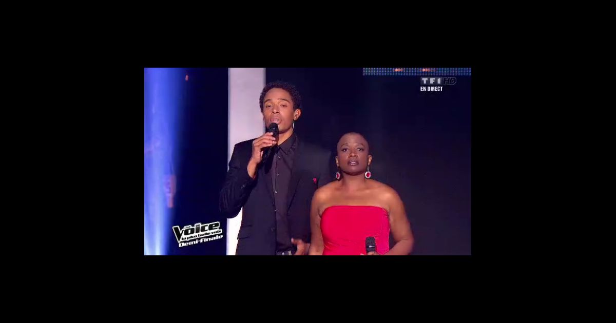 Dominique et Stephan dans The Voice, samedi 5 mai 2012 sur TF1 - Purepeople