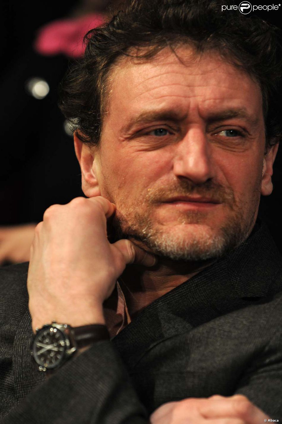 Jean-Paul Rouve à l'Alpe d'Huez, le 21 janvier 2012. - Purepeople