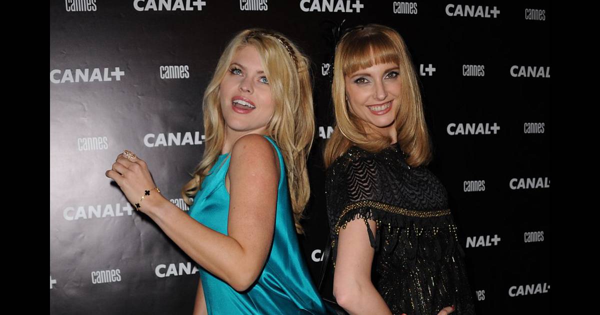 Célyne Durand et Frédérique Bel à la Canal Plus Party au Suquet, dans ...