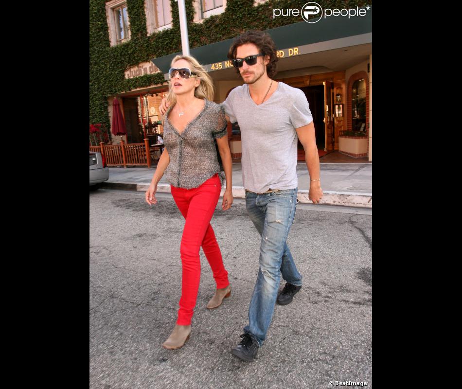 Sharon Stone, 54 ans, avec sa dernière conquête, le mannequin argentin ...