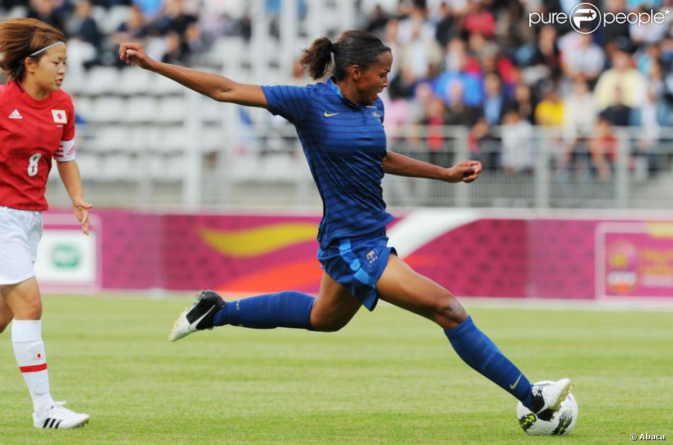 Marie-Laure Delie lors du match entre la France et le Japon (2-0) le 19 ...