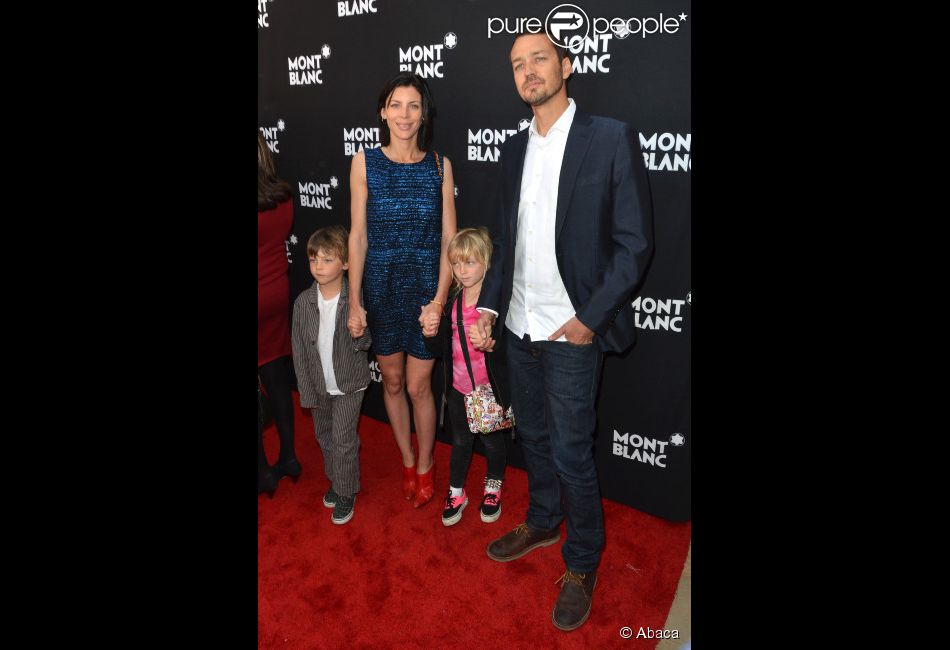 Rupert Sanders et Liberty Ross en famille avec leurs enfants Skyla et ...