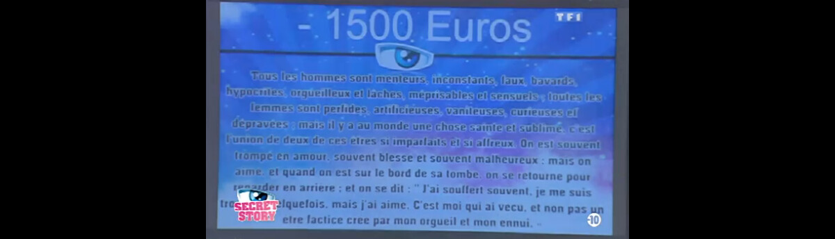 Photo : Voici le texte signé Alfred de Musset que les habitants ont dû ...