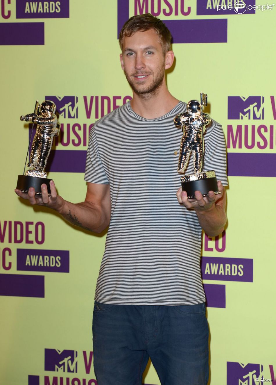 Calvin Harris au MTV Video Music Awards au Staples Center de Los ...