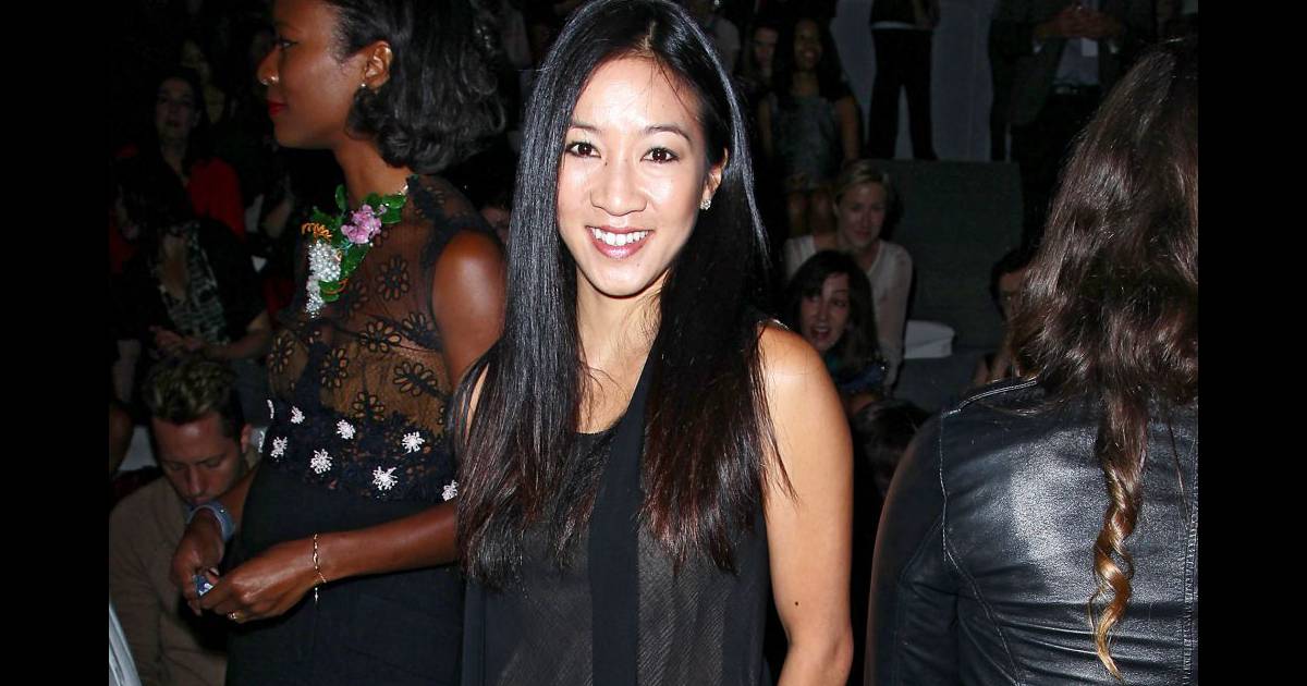 Michelle Kwan lors de la Fashion Week 2013 à New York le 11 septembre ...