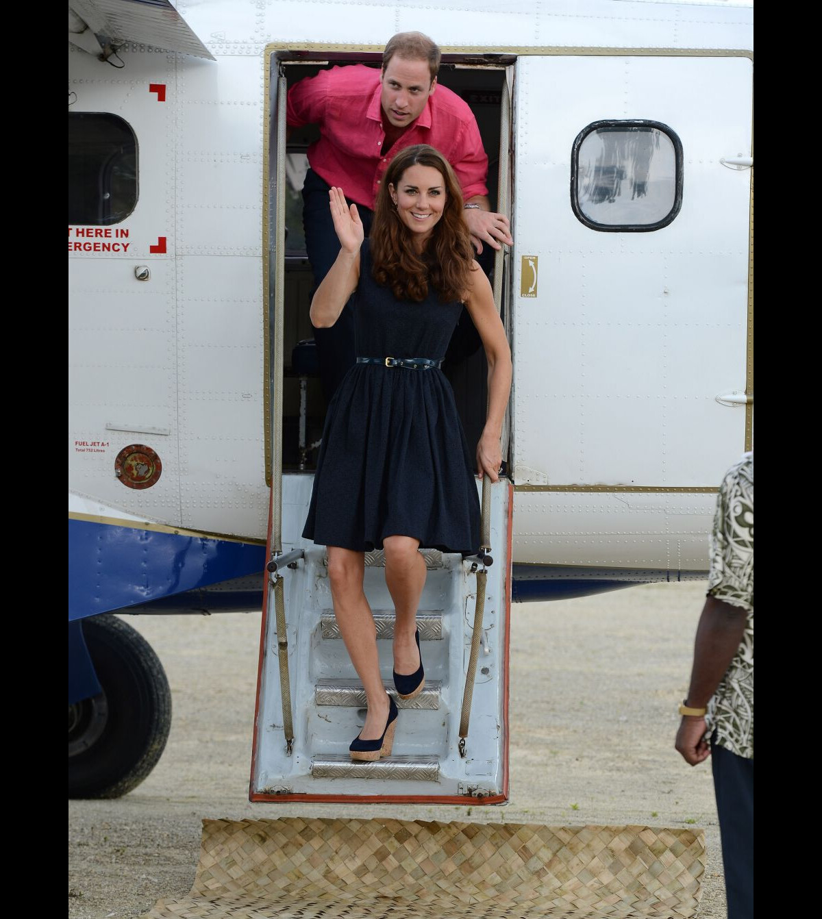 Photo : Le prince William et son épouse Kate Middleton lors de leur ...