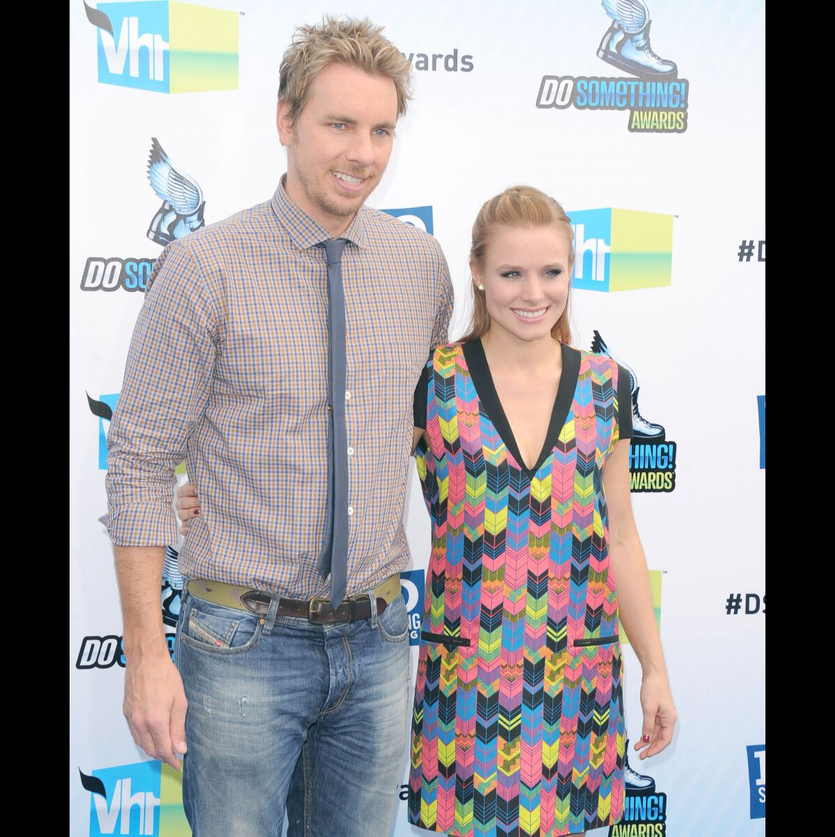 Photo : Kristen Bell et son fiancé, l'acteur Dax Shepard - Ode (Purepeople)