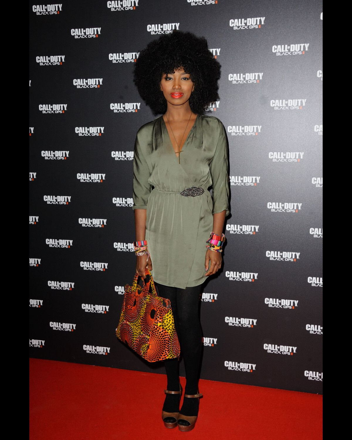 Photo : Inna Modja lors de la soirée de lancement de Call of Duty ...