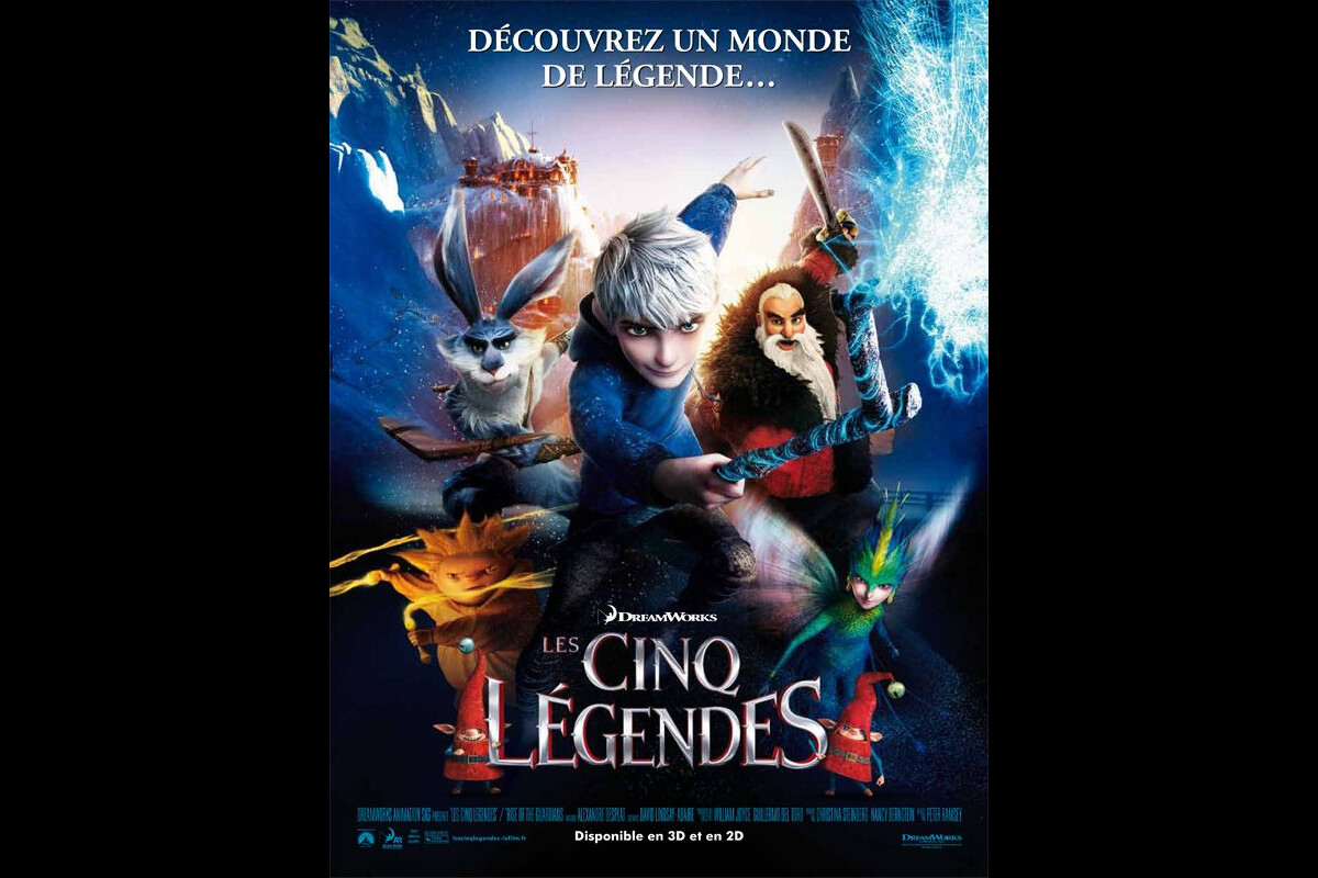 Photo : Affiche du film Les Cinq Légendes - Purepeople