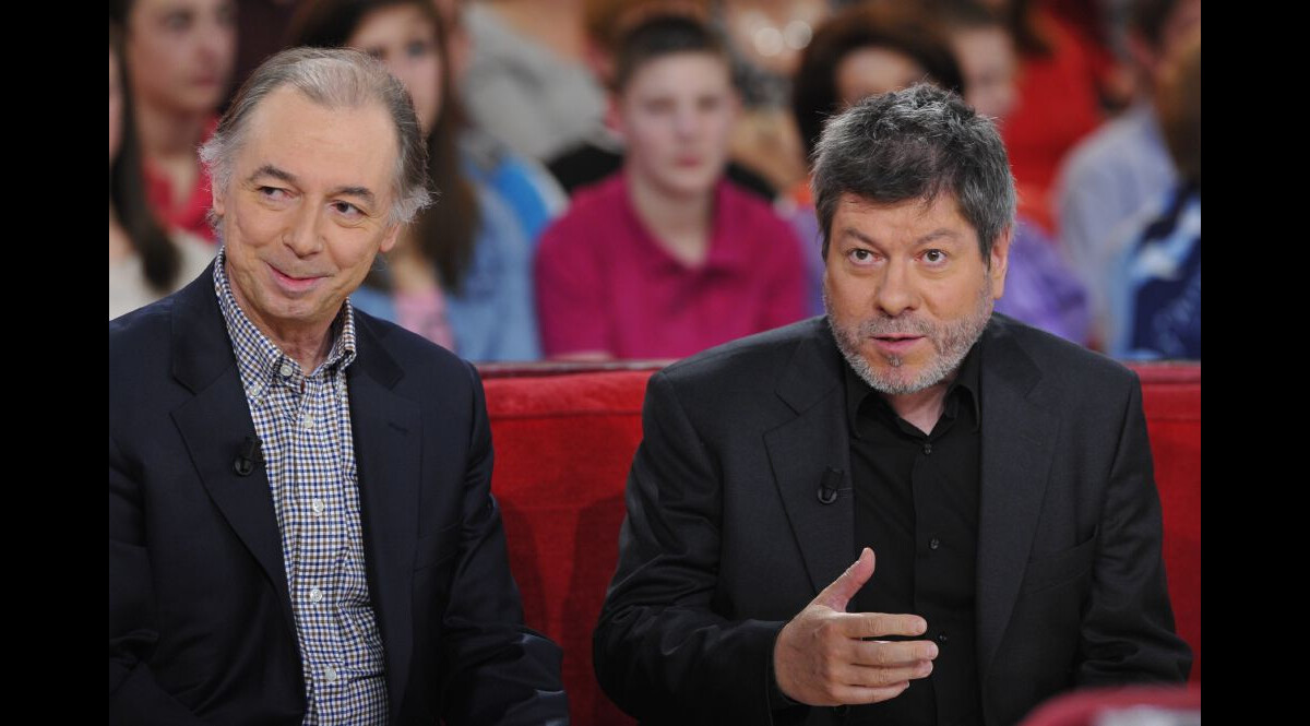 Photo : Philippe Chevallier et Regis Laspales lors de l'enregistrement ...