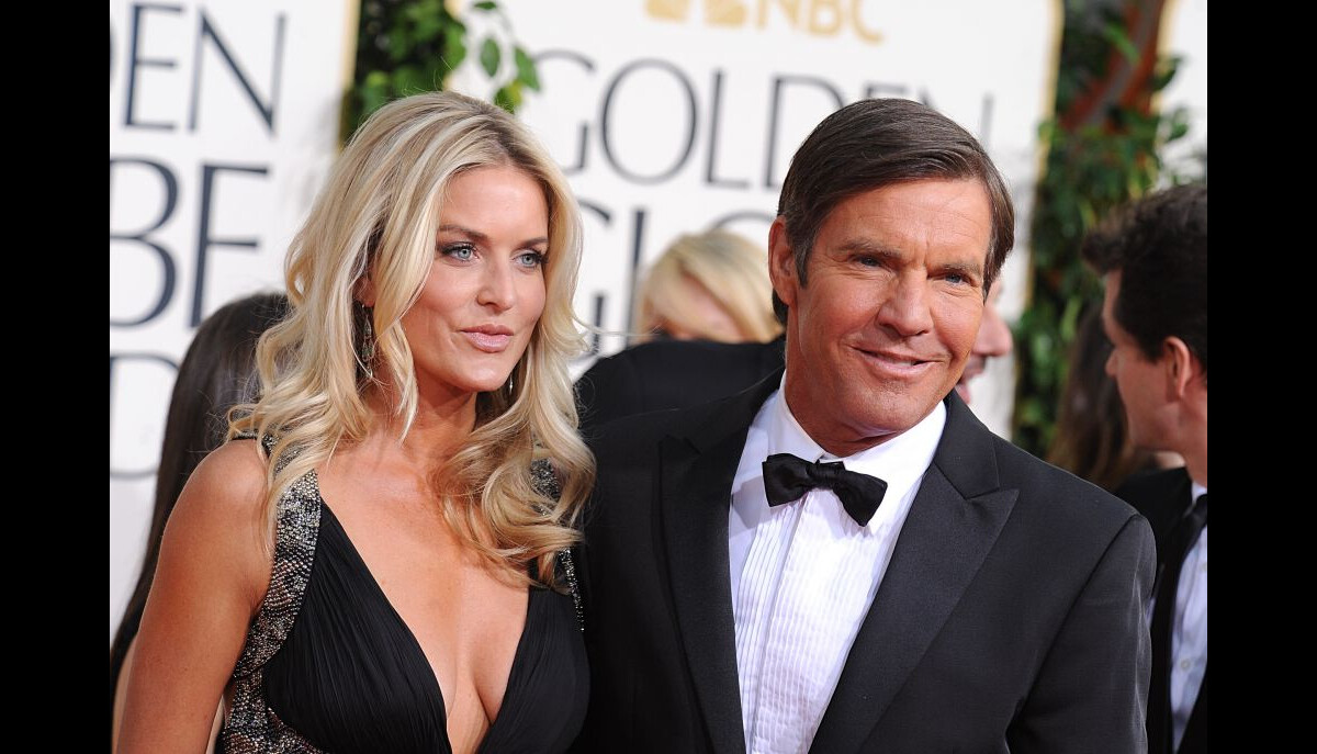 Photo : Dennis Quaid et sa femme Kimberly Buffington aux Golden Globes ...