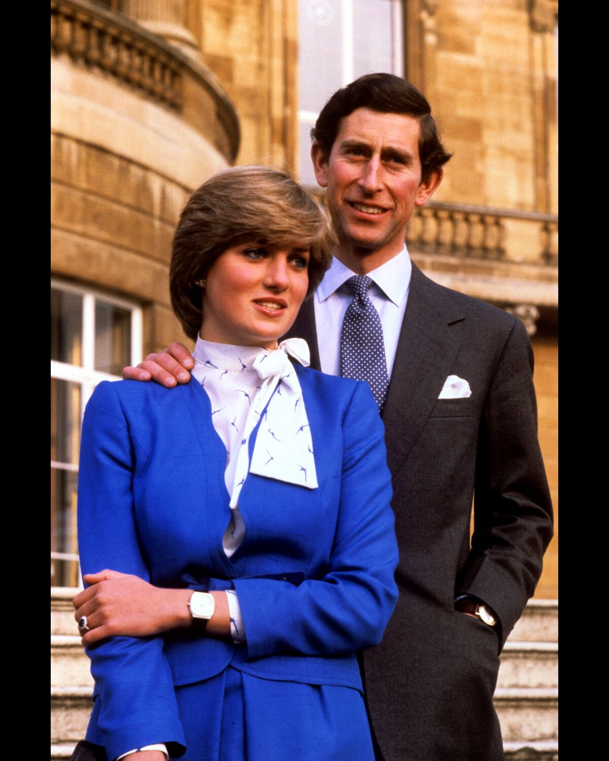 Photo Le Prince Charles Et Lady Di Le 24 Février 1981 Lors De L