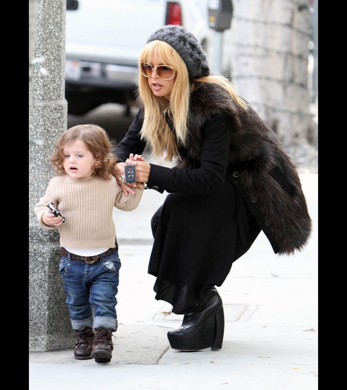 Photo : La styliste Rachel Zoe et son fils Skyler Berman font du ...